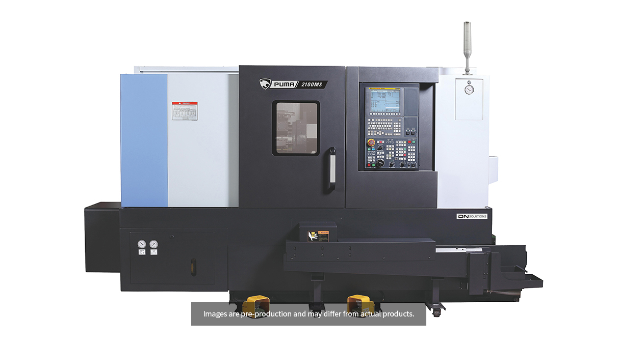 Dn Solutions PUMA 2100LSY II | Y-axis Horizontal CNC Turning Center ...