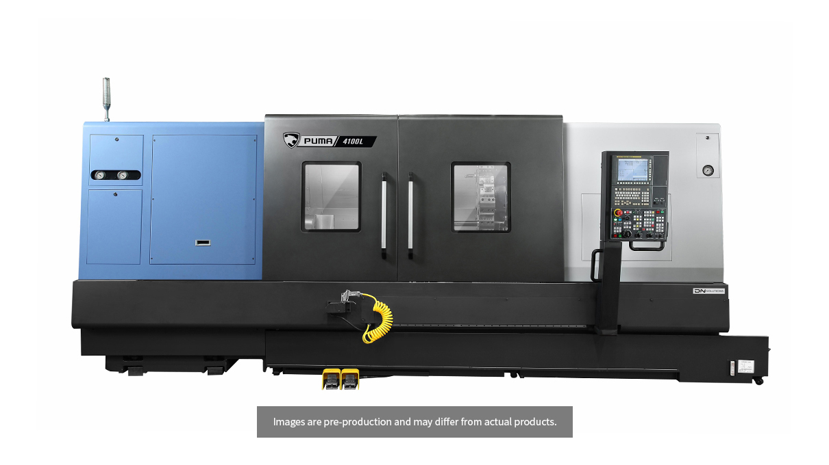Dn Solutions PUMA 4100XLB | CNC Heavy-Duty Horizontal Turning Center ...